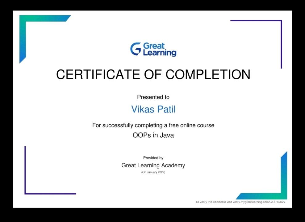 Vikas Patil on LinkedIn: #javaprogramming #javadevelopers Vikas Patil on LinkedIn: #javaprogramming #javadevelopers