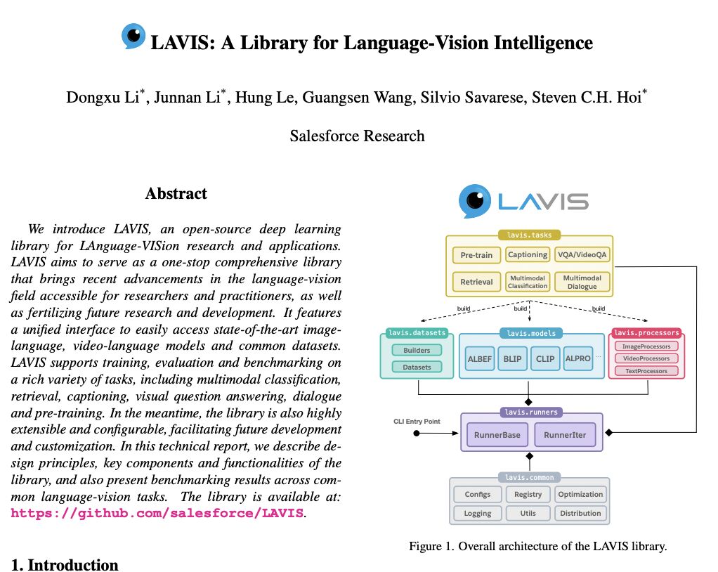 Ahsen Khaliq on LinkedIn: LAVIS: A Library for Language-Vision ... Ahsen Khaliq on LinkedIn: LAVIS: A Library for Language-Vision ...