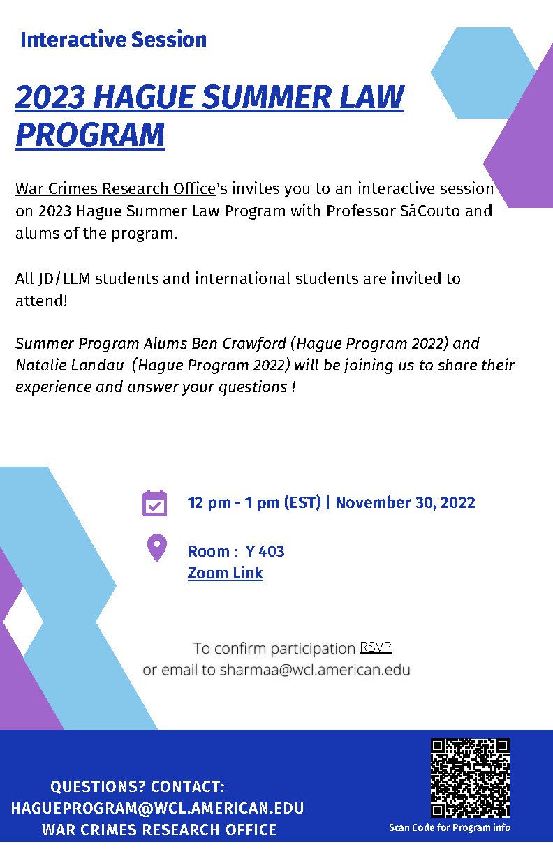 War Crimes Research Office, American University Washington College of ... War Crimes Research Office, American University Washington College of ...