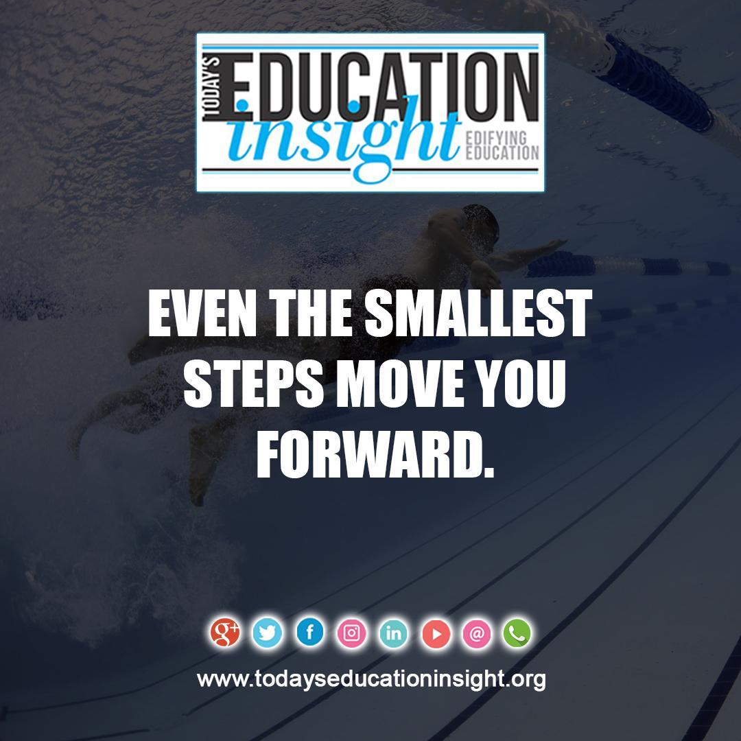 Today's Education Insight on LinkedIn: Even the smallest steps move you ... Today's Education Insight on LinkedIn: Even the smallest steps move you ...