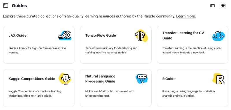 Kaggle on LinkedIn: 📢 We just launched Learn Guides, curated ... Kaggle on LinkedIn: 📢 We just launched Learn Guides, curated ...