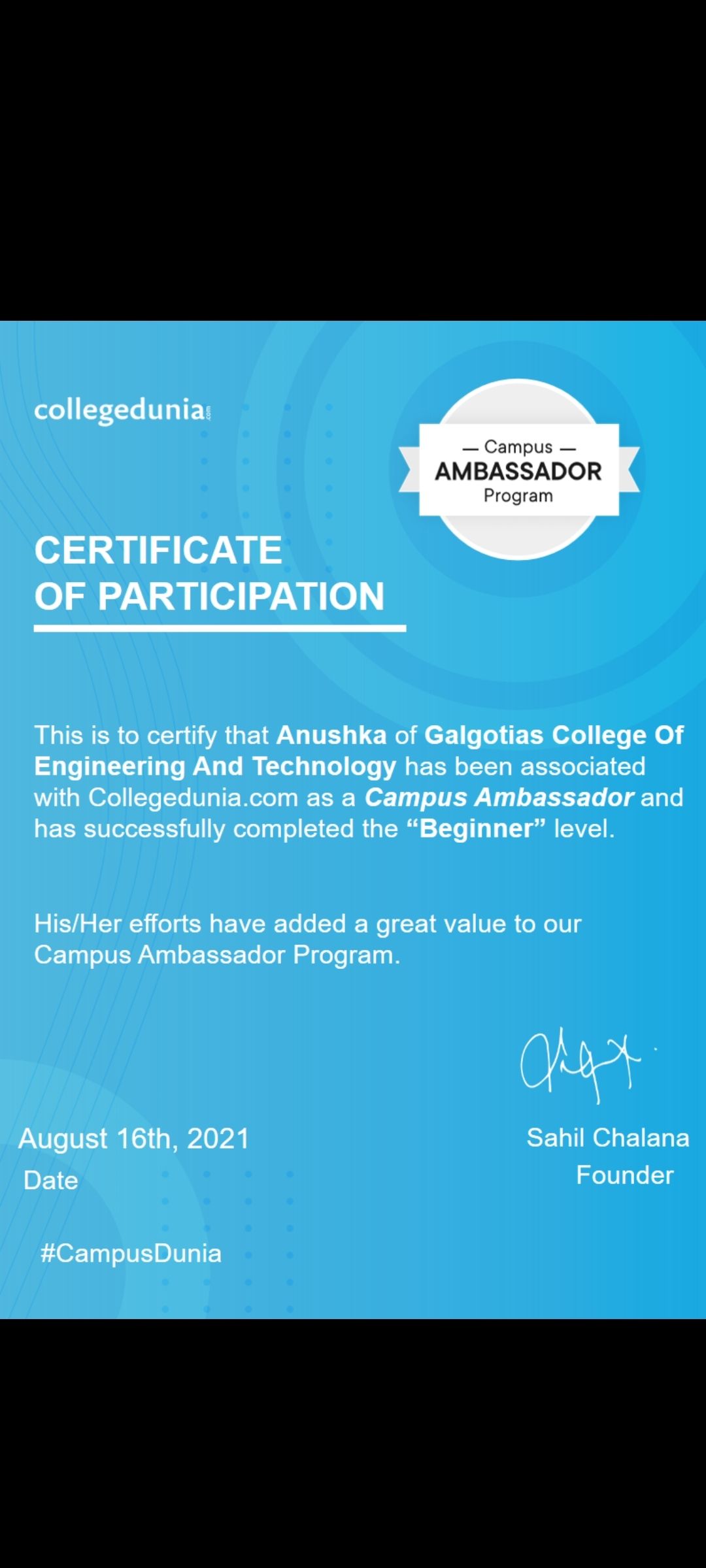 Anushka Choudhary on LinkedIn: #hello #collegedunia #collegedunia Anushka Choudhary on LinkedIn: #hello #collegedunia #collegedunia