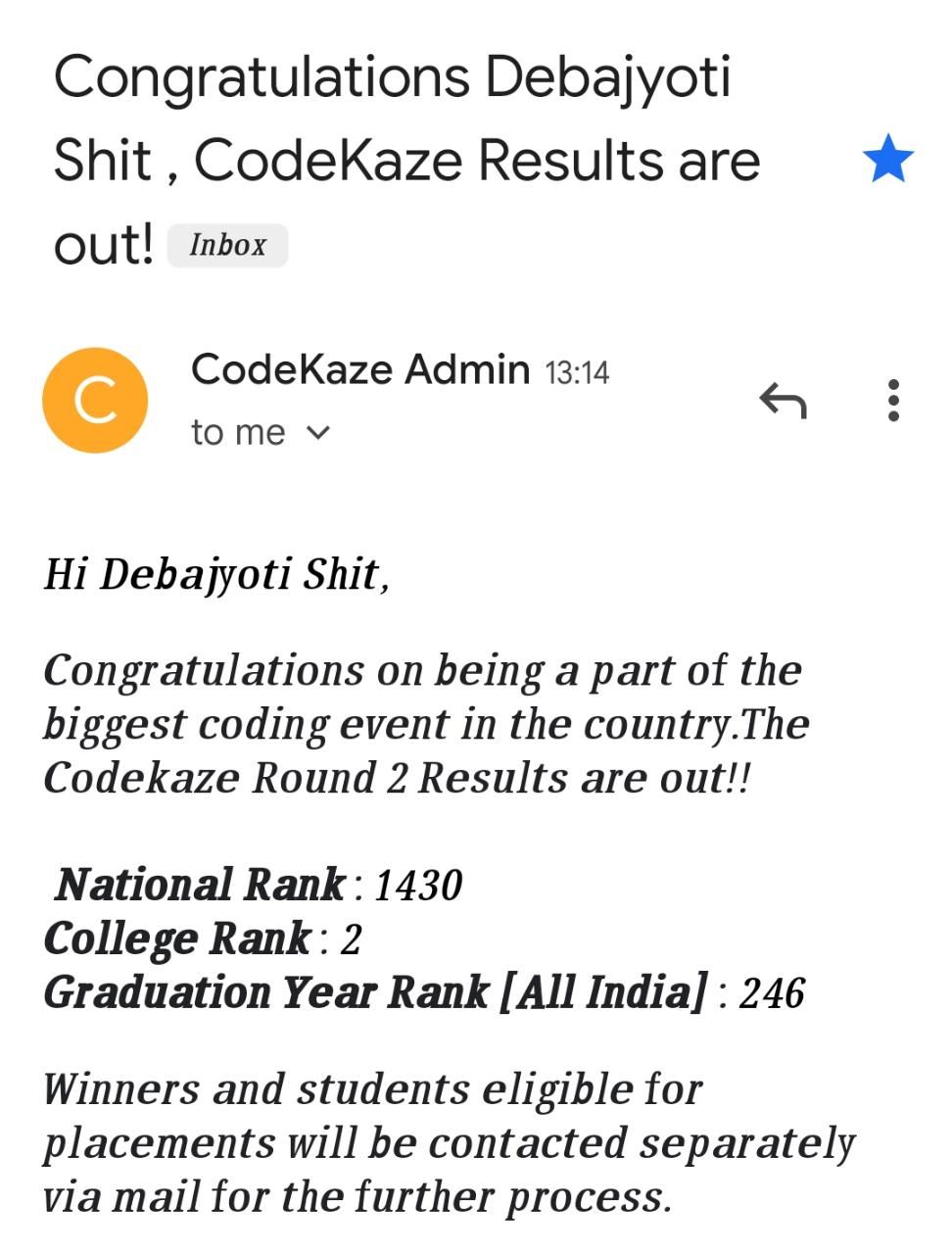 Debajyoti Shit on LinkedIn: #codekaze #2nd #coding #codingninjas # ... Debajyoti Shit on LinkedIn: #codekaze #2nd #coding #codingninjas # ...