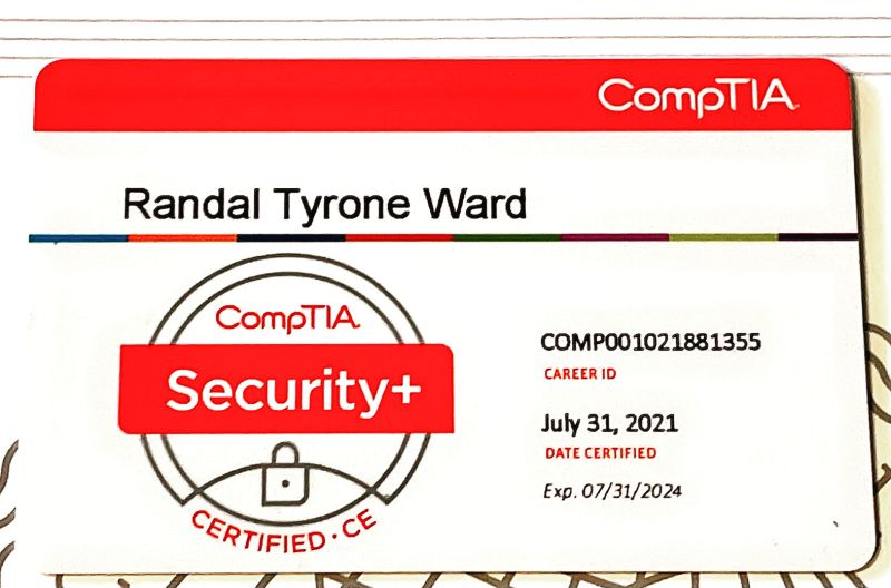 Randal Ward on LinkedIn: #blacktech #career #certification #chicagotech ... Randal Ward on LinkedIn: #blacktech #career #certification #chicagotech ...