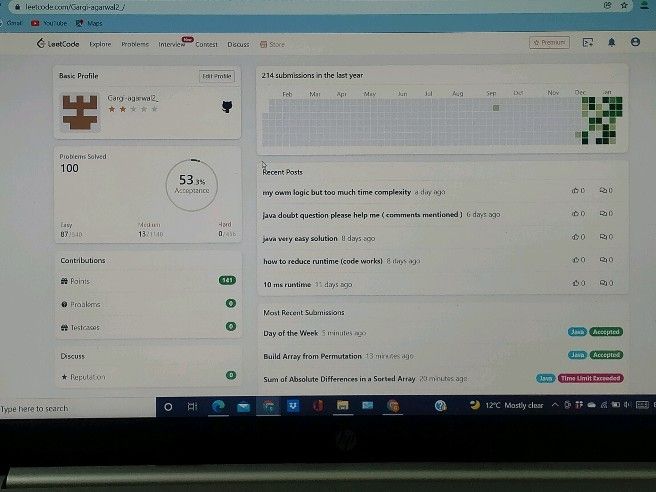 Gargi Agarwal on LinkedIn: #dsa Gargi Agarwal on LinkedIn: #dsa