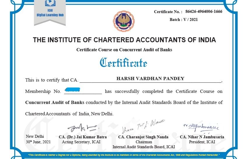 FCA Harsh Vardhan Pandey on LinkedIn: Pleased to share.. Today cleared ... FCA Harsh Vardhan Pandey on LinkedIn: Pleased to share.. Today cleared ...