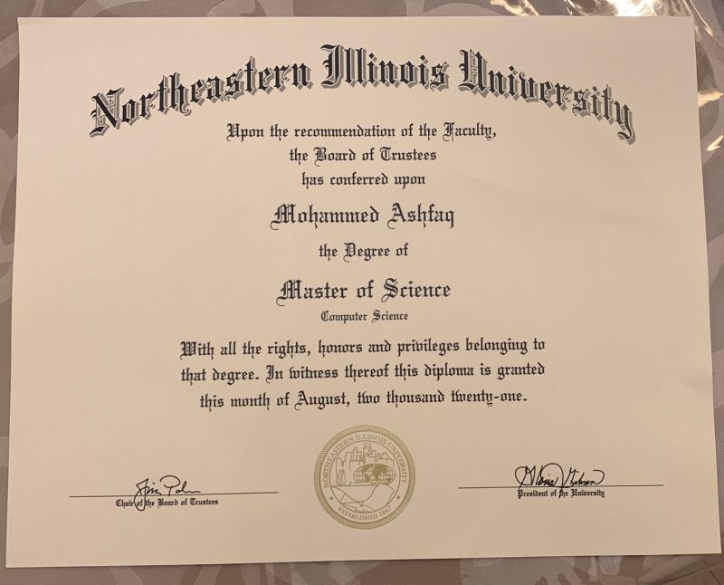 Mohammed Ashfaq on LinkedIn: Alhamdulillah…. Finally received my MS ... Mohammed Ashfaq on LinkedIn: Alhamdulillah…. Finally received my MS ...
