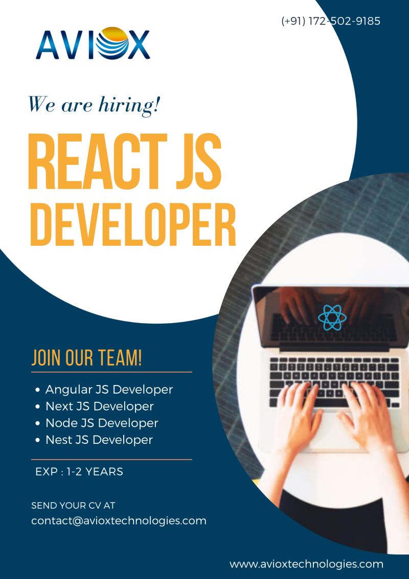 Aviox Technologies Pvt. Ltd. on LinkedIn: #reactjs #reactjsdeveloper # ... Aviox Technologies Pvt. Ltd. on LinkedIn: #reactjs #reactjsdeveloper # ...
