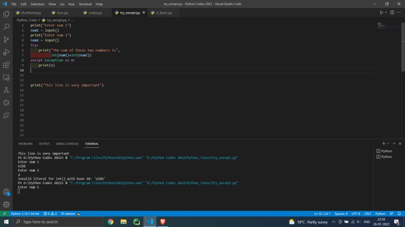 #day10of100daysofcode #python #coding | Shourya Kumar #day10of100daysofcode #python #coding | Shourya Kumar