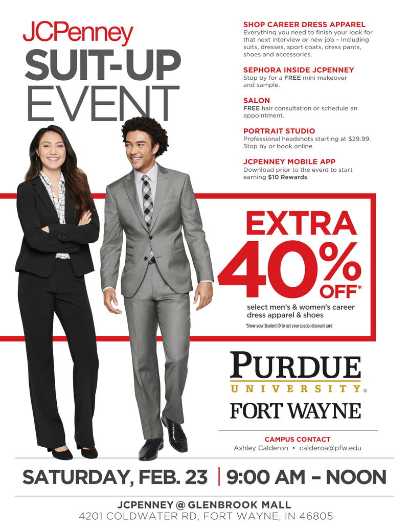 PFW Career Development Center on LinkedIn: PFW Students - SUIT UP with ... PFW Career Development Center on LinkedIn: PFW Students - SUIT UP with ...