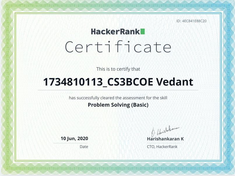 Vedant Shukla on LinkedIn: #programming #python3 #certificate # ... Vedant Shukla on LinkedIn: #programming #python3 #certificate # ...