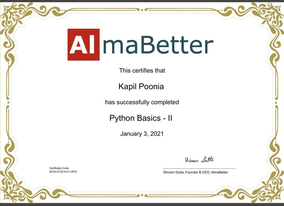 Kapil Poonia on LinkedIn: #pythonprogramming Kapil Poonia on LinkedIn: #pythonprogramming