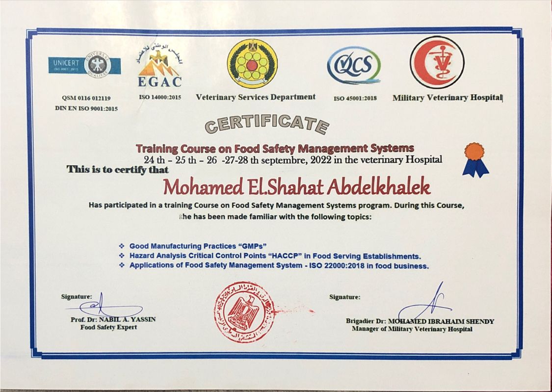 Mohamed Elshahat on LinkedIn: Food safety Mohamed Elshahat on LinkedIn: Food safety