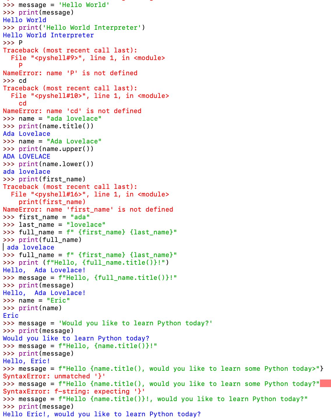 Christopher Kelly on LinkedIn: #python #learning #coding Christopher Kelly on LinkedIn: #python #learning #coding