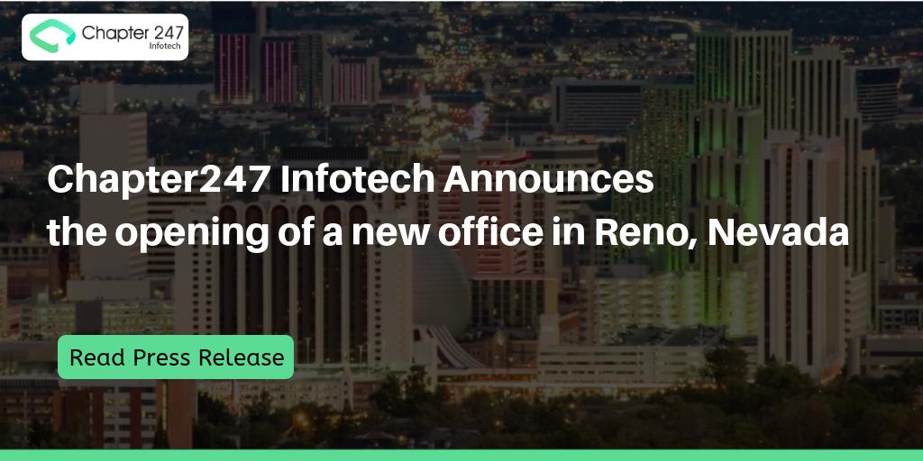 Chapter247 Infotech on LinkedIn: #reno Chapter247 Infotech on LinkedIn: #reno