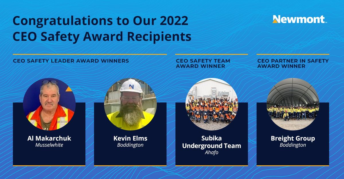Newmont Corporation على LinkedIn: Congratulations to our 2022 CEO ... Newmont Corporation على LinkedIn: Congratulations to our 2022 CEO ...