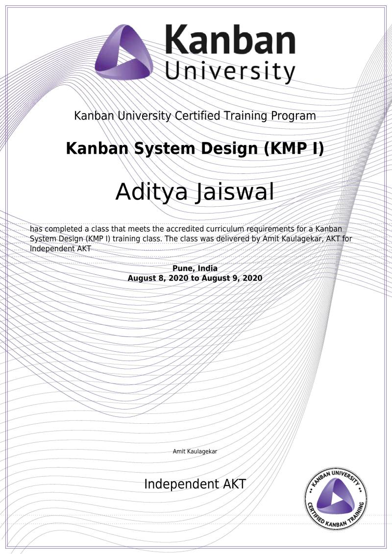 #kanbanuniversity #kanbanboard | Aditya Jaiswal #kanbanuniversity #kanbanboard | Aditya Jaiswal
