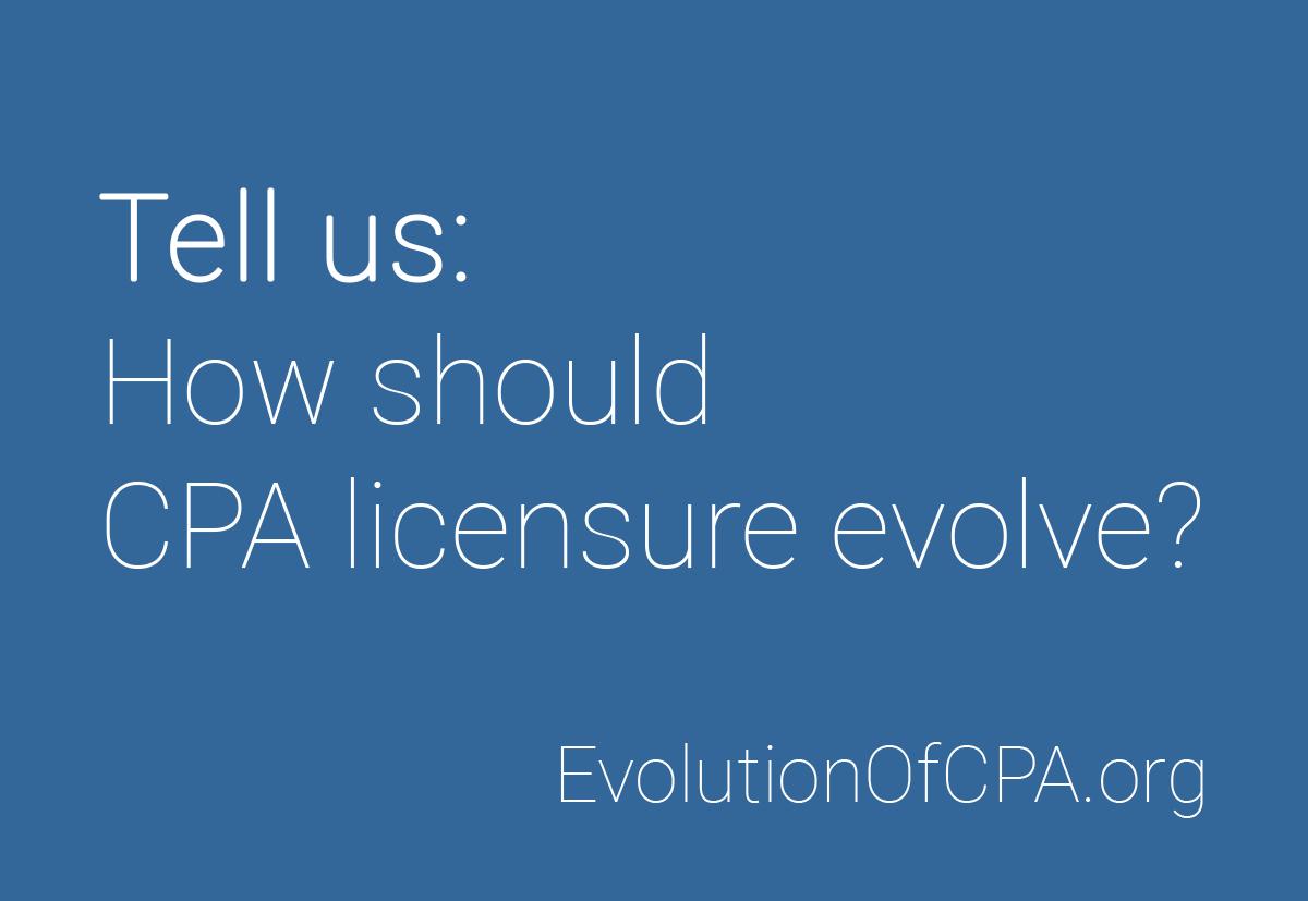 @NASBA and the AICPA are exploring changes to CPA licensure ... @NASBA and the AICPA are exploring changes to CPA licensure ...