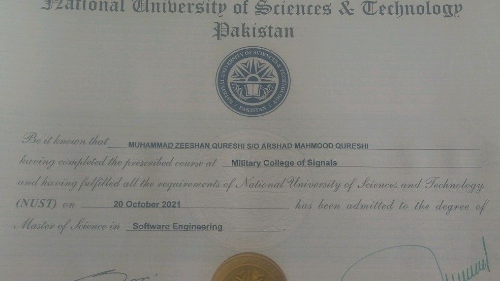 Engr. Muhammad Zeeshan Qureshi on LinkedIn: #graduated #nust #mcs # ... Engr. Muhammad Zeeshan Qureshi on LinkedIn: #graduated #nust #mcs # ...