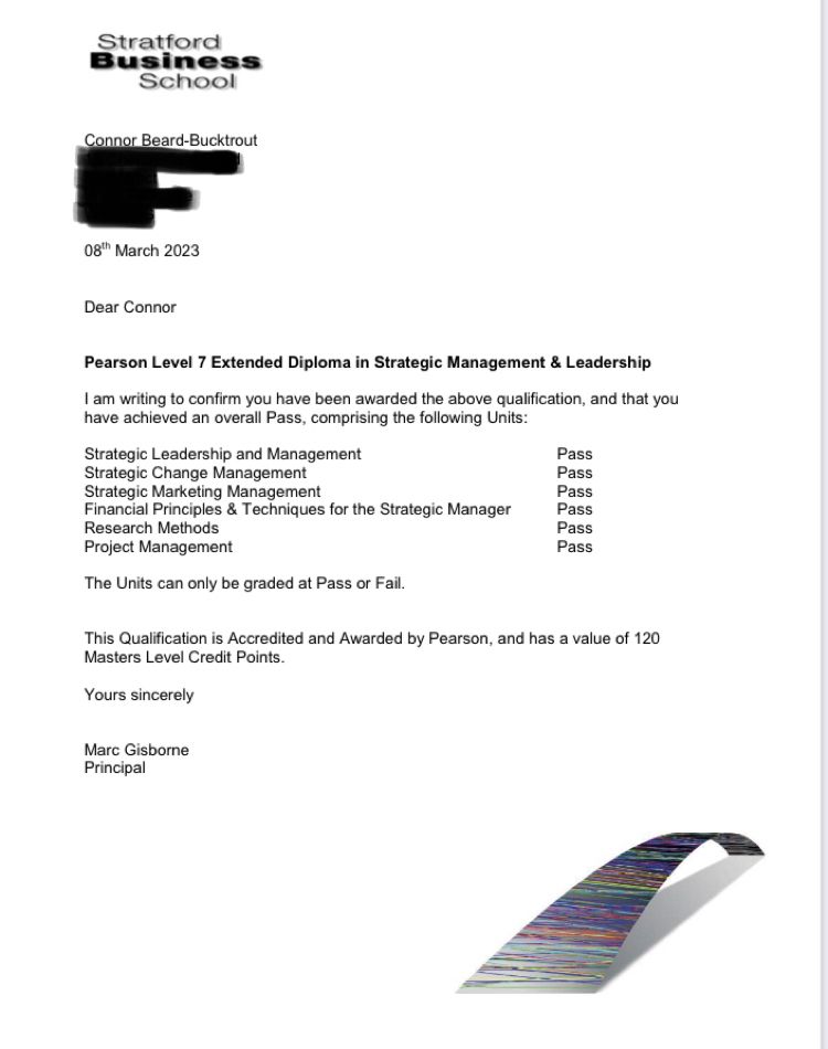 Benjamin Wilson, BSc (Hons), CMgr MCMI posted on LinkedIn Benjamin Wilson, BSc (Hons), CMgr MCMI posted on LinkedIn