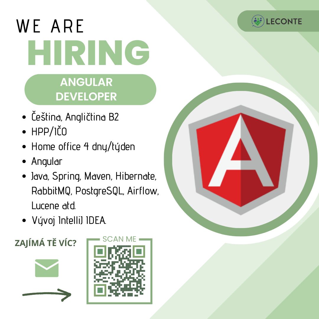 Markéta Dleštiková na LinkedIn: #hiring #angular #angulardeveloper Markéta Dleštiková na LinkedIn: #hiring #angular #angulardeveloper