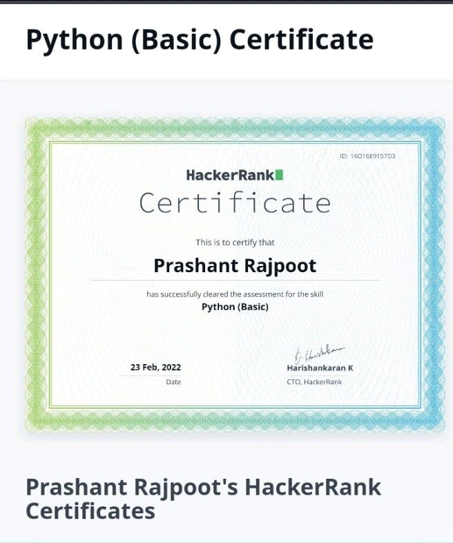 Prashant Rajpoot on LinkedIn: #finally #python #pythonprogramming # ... Prashant Rajpoot on LinkedIn: #finally #python #pythonprogramming # ...
