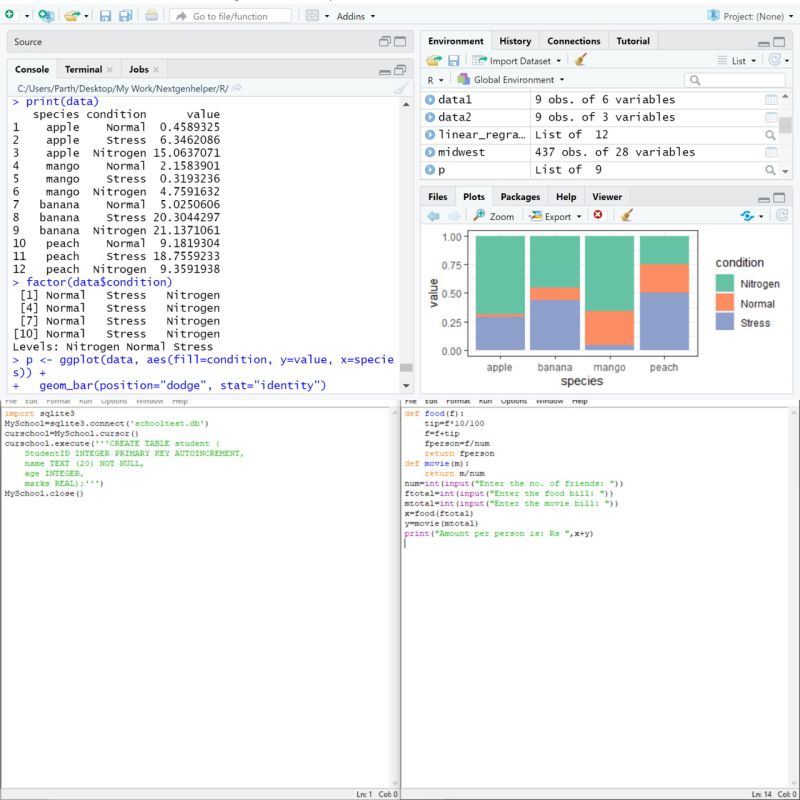 Parth Khurana on LinkedIn: #python #rlanguage #programming #datascience ... Parth Khurana on LinkedIn: #python #rlanguage #programming #datascience ...