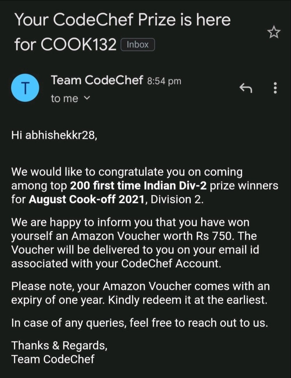 Abhishek Kumar on LinkedIn: #codechef #competitiveprogramming | 18 comments Abhishek Kumar on LinkedIn: #codechef #competitiveprogramming | 18 comments