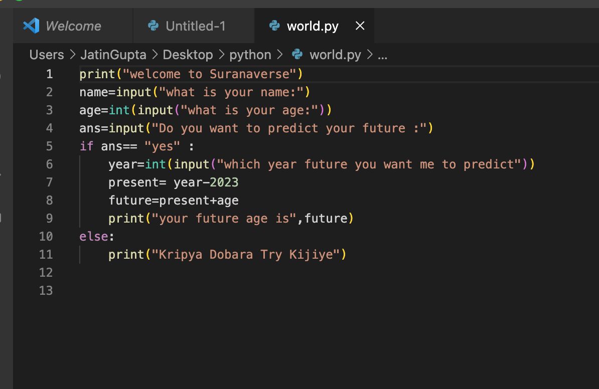 Jatin Gupta on LinkedIn: #suranaverse #pythonprogramming #coding # ... Jatin Gupta on LinkedIn: #suranaverse #pythonprogramming #coding # ...