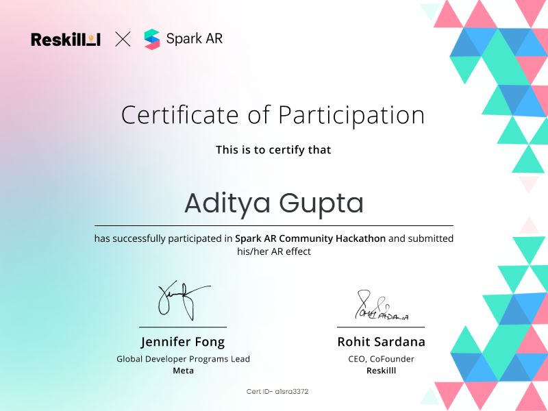 Aditya Gupta on LinkedIn: Received my certificate for the Reskilll x ... Aditya Gupta on LinkedIn: Received my certificate for the Reskilll x ...