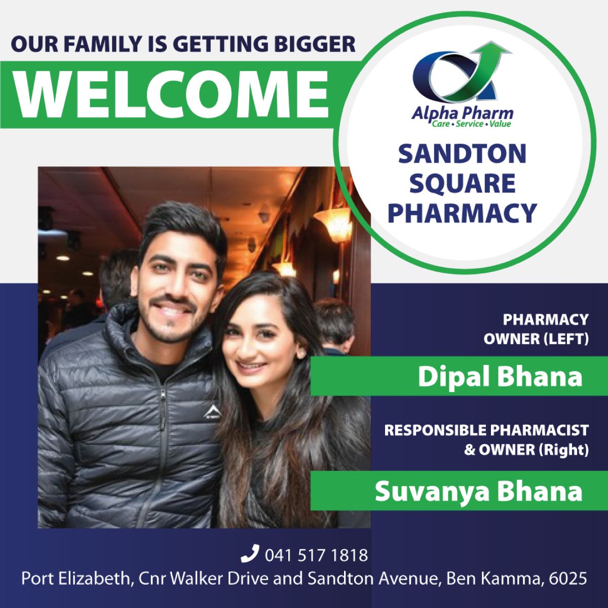 We love to see our Alpha Pharm family grow. Help us give a welcome to ... We love to see our Alpha Pharm family grow. Help us give a welcome to ...