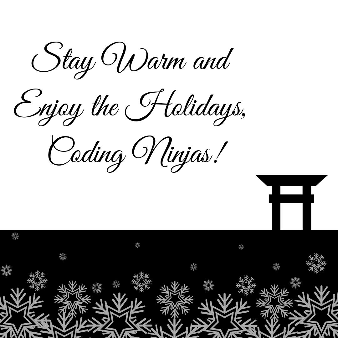 Coding Dojo on LinkedIn: #codingdojo #codingschool #holiday #winterbreak Coding Dojo on LinkedIn: #codingdojo #codingschool #holiday #winterbreak