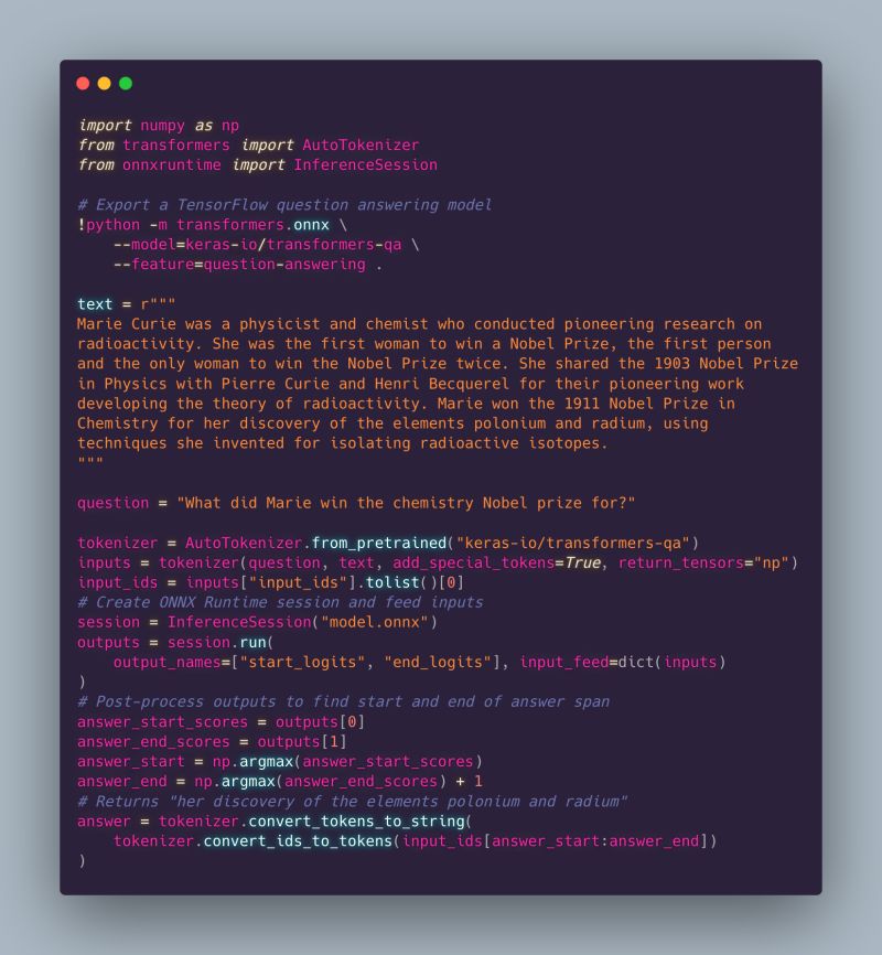 Lewis Tunstall on LinkedIn: You can now export TensorFlow models to ... Lewis Tunstall on LinkedIn: You can now export TensorFlow models to ...