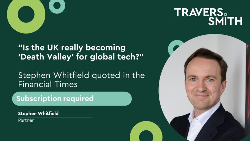 Travers Smith on LinkedIn: Is the UK really becoming ‘Death Valley’ for ... Travers Smith on LinkedIn: Is the UK really becoming ‘Death Valley’ for ...
