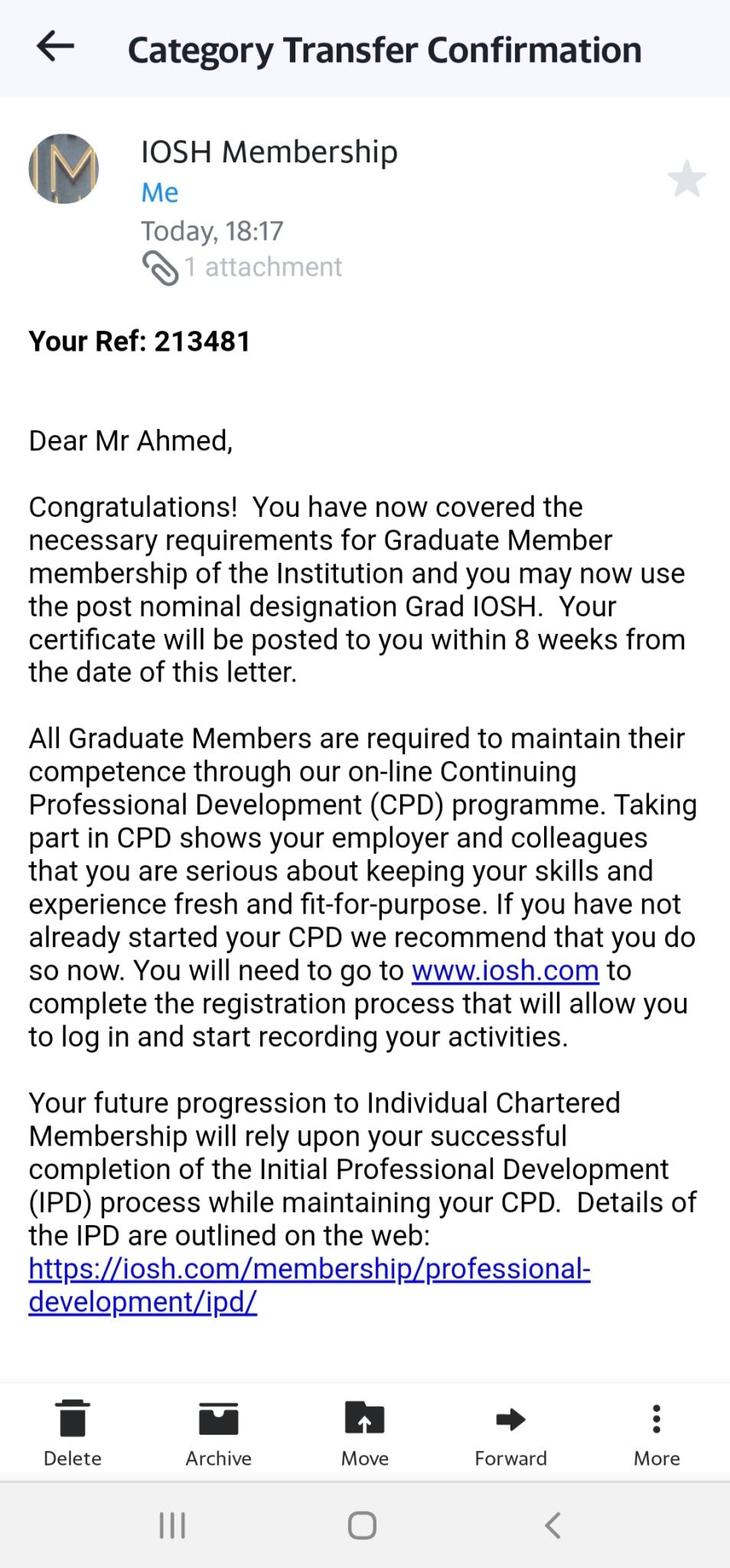 Mansoor Ahmed CMIOSH, IDipNEBOSH. on LinkedIn: Alhamdulillah. Now I am ... Mansoor Ahmed CMIOSH, IDipNEBOSH. on LinkedIn: Alhamdulillah. Now I am ...