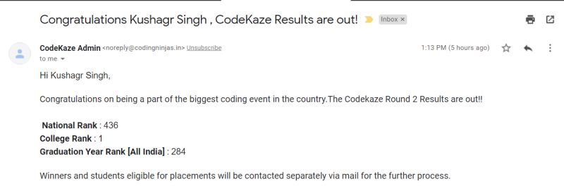 Kushagr Singh on LinkedIn: #codingninjas #codekaze | 15 comments Kushagr Singh on LinkedIn: #codingninjas #codekaze | 15 comments