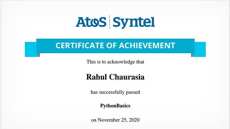 Rahul Chaurasia on LinkedIn: #pythonprogramming #2020goals Rahul Chaurasia on LinkedIn: #pythonprogramming #2020goals