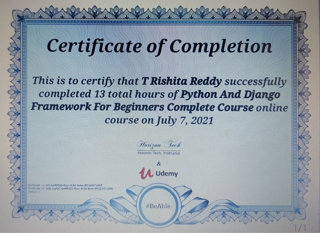 T Rishita Reddy posted on LinkedIn T Rishita Reddy posted on LinkedIn