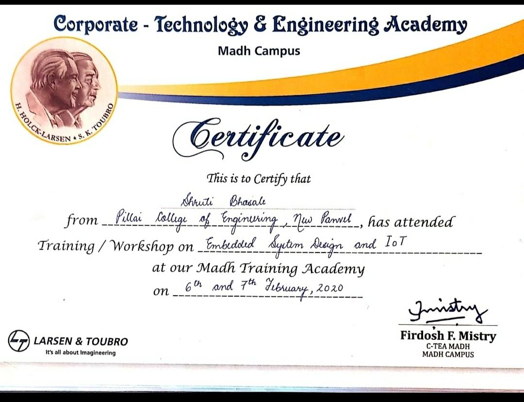 Shruti Bhosale on LinkedIn: #pillaicollegeofengineering Shruti Bhosale on LinkedIn: #pillaicollegeofengineering