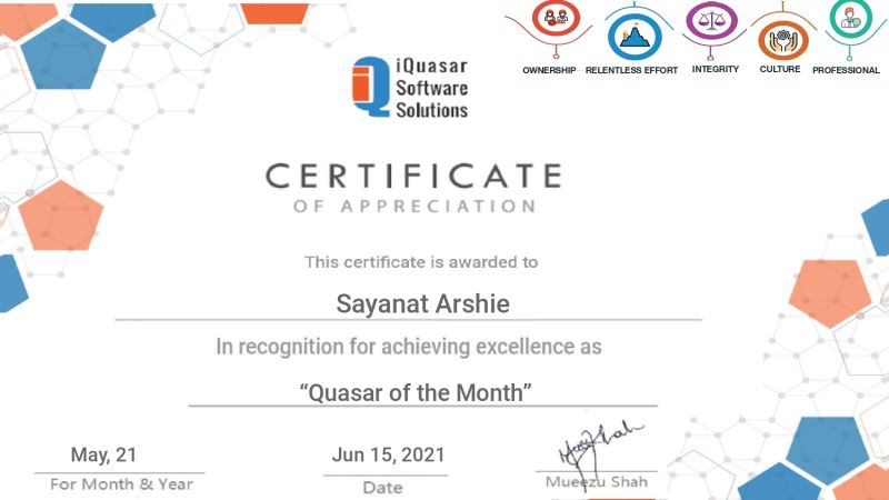 Sayanat Arshe posted on LinkedIn Sayanat Arshe posted on LinkedIn