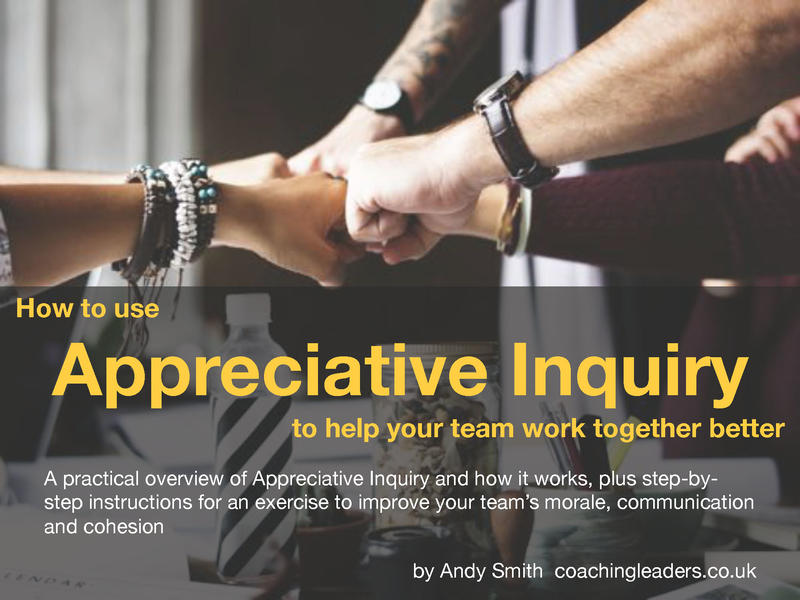 Joe Dager on LinkedIn: #appreciativeinquiry Joe Dager on LinkedIn: #appreciativeinquiry