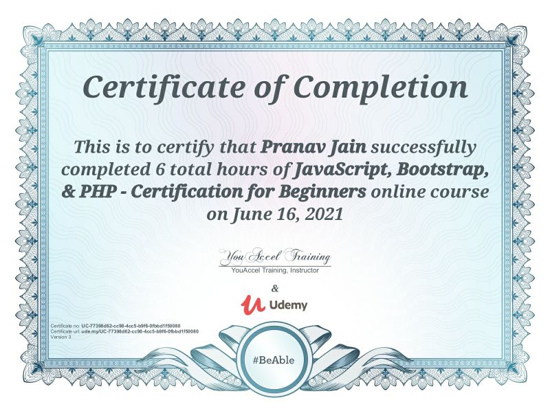 Pranav Jain on LinkedIn: #udemycourses #javascript Pranav Jain on LinkedIn: #udemycourses #javascript