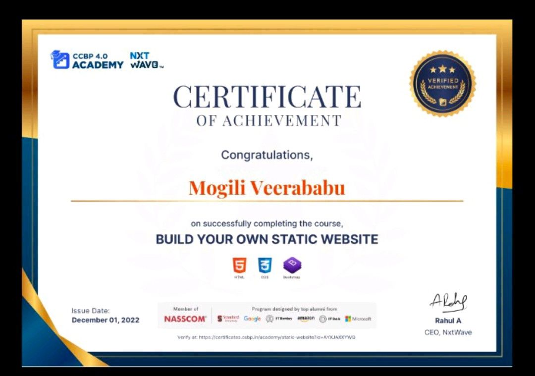 mogili veerababu on LinkedIn: #nextwave #programming #certificate # ... mogili veerababu on LinkedIn: #nextwave #programming #certificate # ...