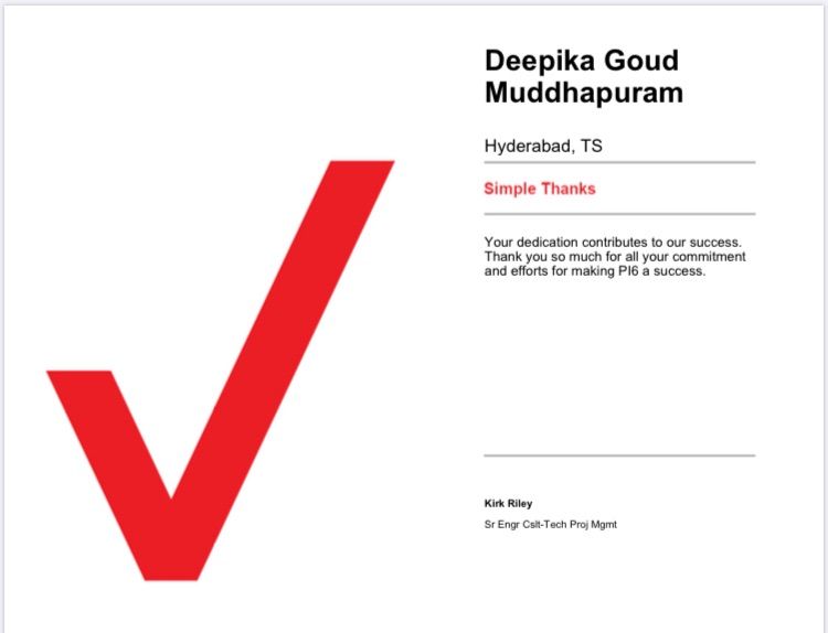 Deepika Goud on LinkedIn: Getting Recognized by PO is always special 🥳 ... Deepika Goud on LinkedIn: Getting Recognized by PO is always special 🥳 ...