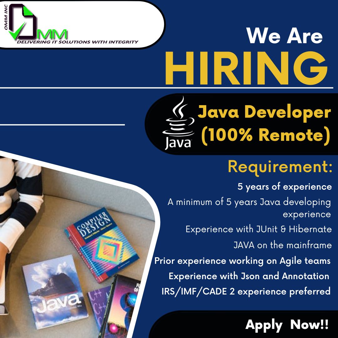 Omm IT Solutions on LinkedIn: #javadeveloper #java #hibernate #json # ... Omm IT Solutions on LinkedIn: #javadeveloper #java #hibernate #json # ...