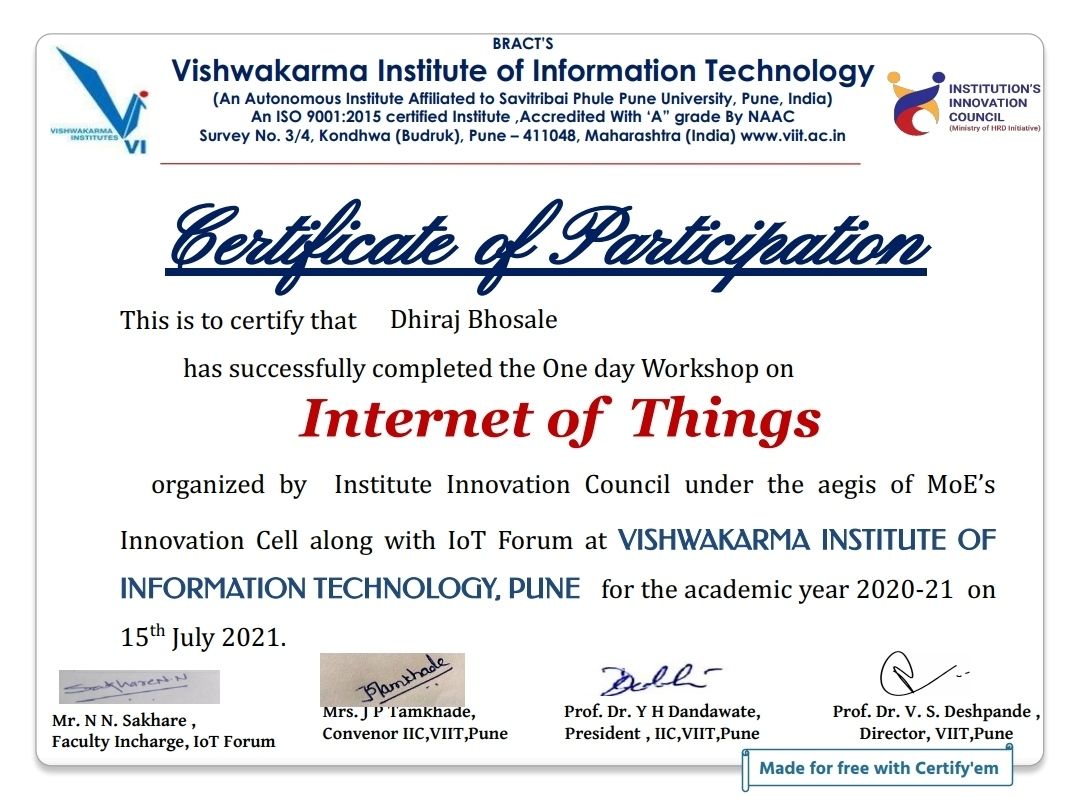 Dhiraj Bhosale on LinkedIn: #iot #innovation Dhiraj Bhosale on LinkedIn: #iot #innovation