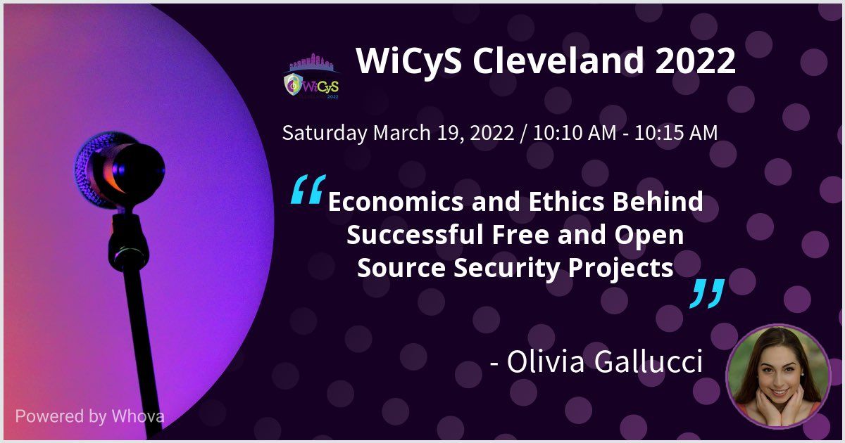 Olivia Gallucci on LinkedIn: #wicys2022 #opensource #wicys #foss Olivia Gallucci on LinkedIn: #wicys2022 #opensource #wicys #foss