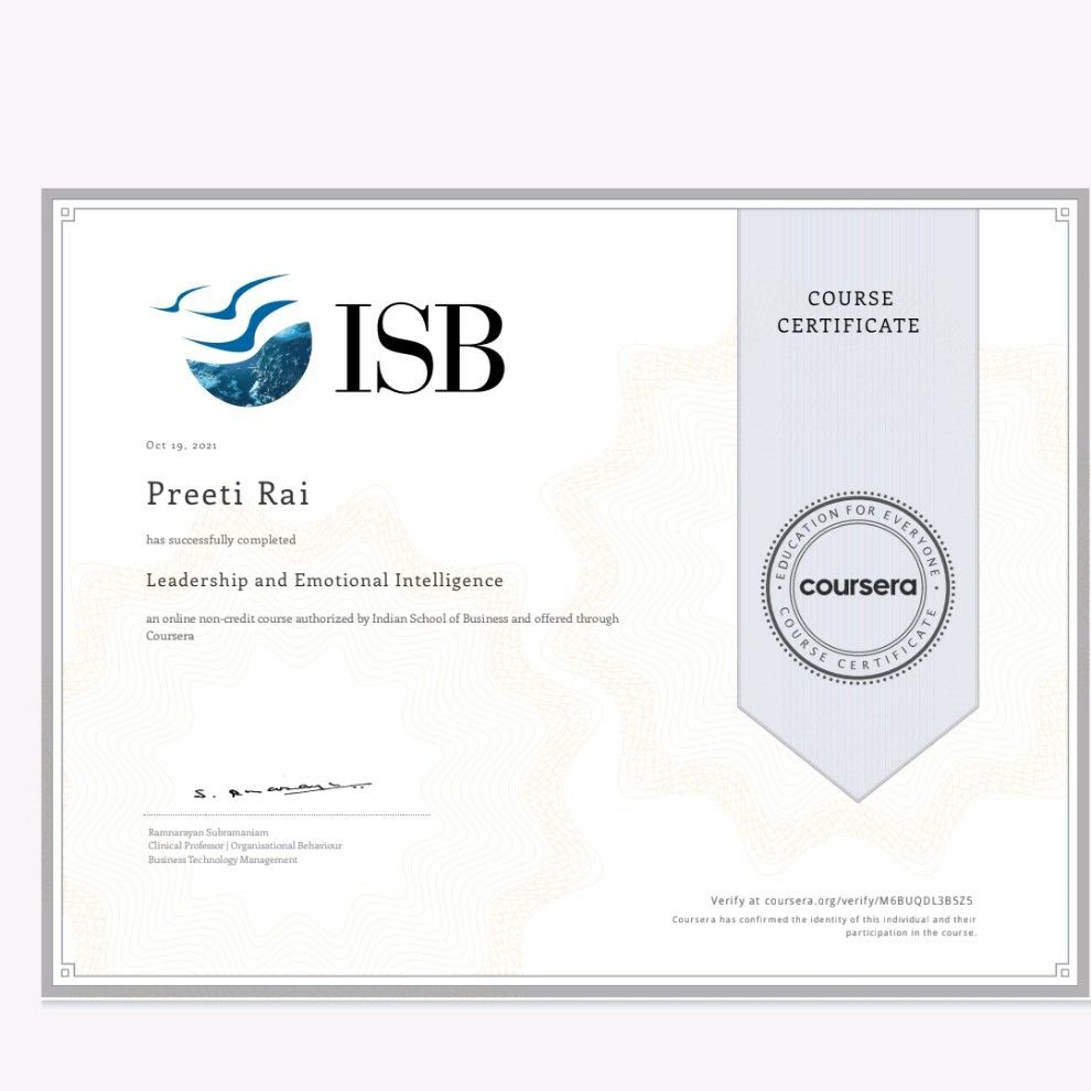 Preeti Rai(she/her) on LinkedIn: #leadership_emotionalintelligence Preeti Rai(she/her) on LinkedIn: #leadership_emotionalintelligence