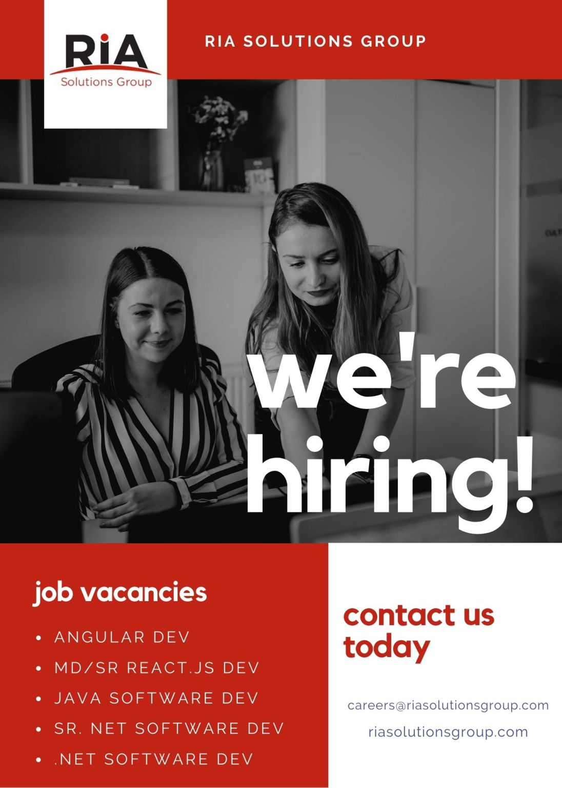 RIA Solutions Group on LinkedIn: #jobopportunities RIA Solutions Group on LinkedIn: #jobopportunities