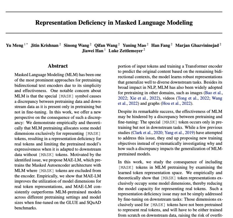 Ahsen Khaliq on LinkedIn: Representation Deficiency in Masked Language ... Ahsen Khaliq on LinkedIn: Representation Deficiency in Masked Language ...
